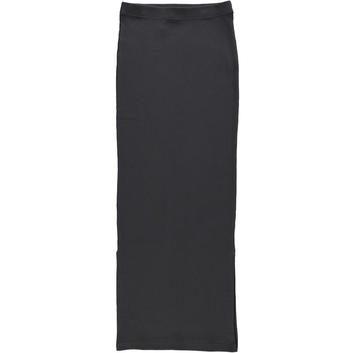 HYDRANGEE RIBBED SKIRT Pirate Black – poudreorganic